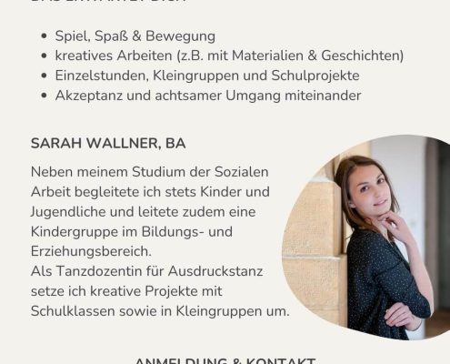 Tanz für Kinder in Vorarlberg - Sarah Wallner